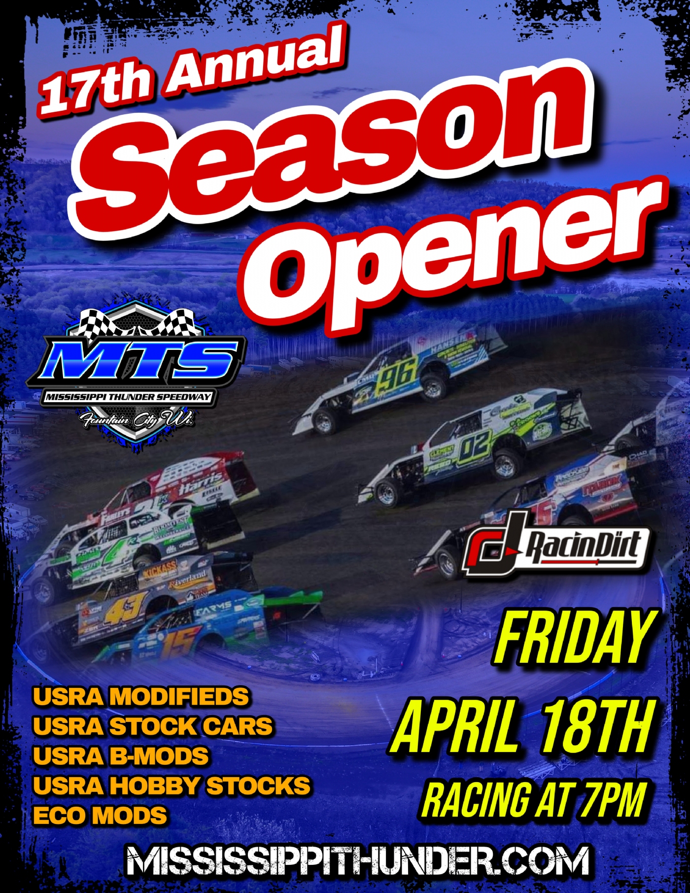 Mississippi Thunder Speedway - Schedule