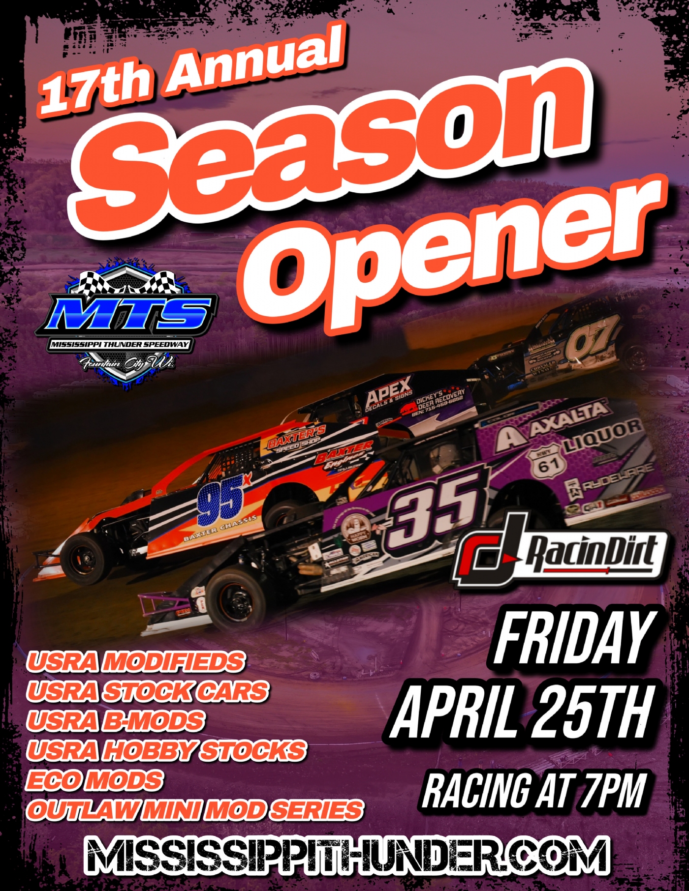 Mississippi Thunder Speedway - ATTEMPT #2 FOR THE 17TH ANNUAL SEASON ...